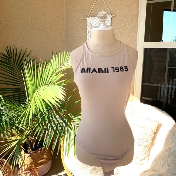 La Hearts | Tops | Miami Bodysuit Nwot | Poshmark